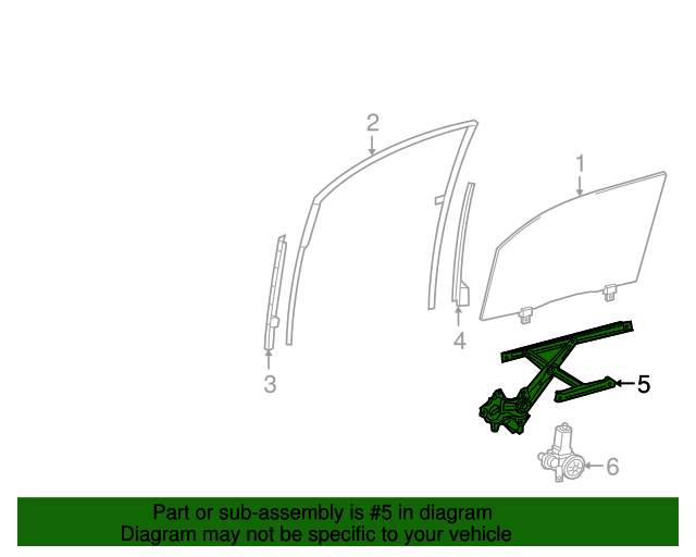 69801-02300 - Window Regulator 2014-2023 Toyota | Ourisman Toyota Parts
