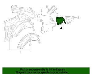 206-630-57-00 - Reinforced Panel 2022-2024 Mercedes-Benz | Mercedes ...