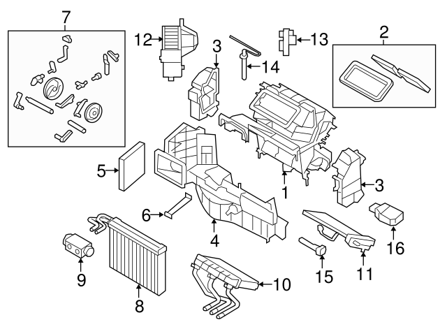 Genuine BMW 64-11-9-291-194 | Lever Assembly | FREE Shipping on Most ...