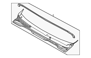 86150-R0000 - Cowl Grille 2022-2024 Kia Carnival | Kia.Parts Store