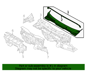86150-R0000 - Cowl Grille 2022-2024 Kia Carnival | Kia.Parts Store