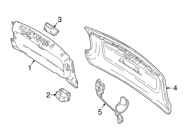 45374027002640 - Outer Panel 2017-2019 Smart | Mercedes-Benz USA Parts