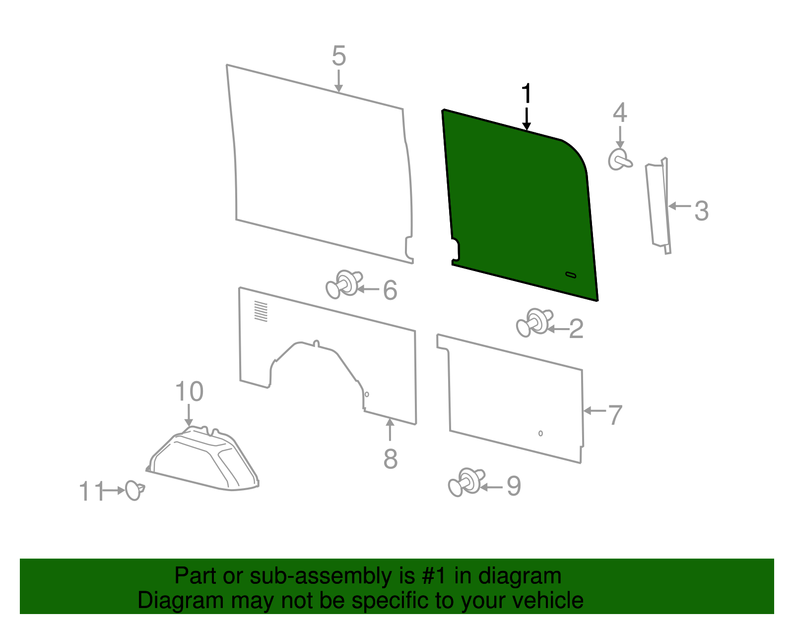 2015-2024 Ford Front Panel EK4Z-6142411-G | FordPartsOnSale.com