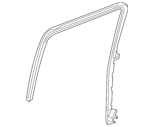 2014-2019 GM Driver Side Door Window Glass Run Channel 84462125 | OEM ...