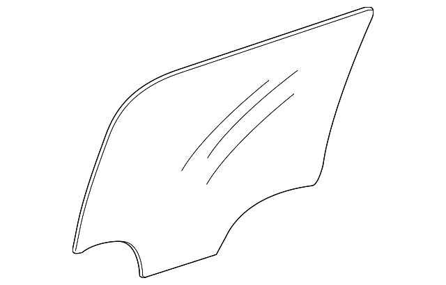 2014-2019 GM Passenger Side Rear Door Window 22839370 GM ...