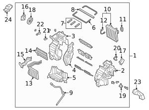 2020-2023 Kia HVAC Evaporator Temperature Switch 97143-J9000 ...