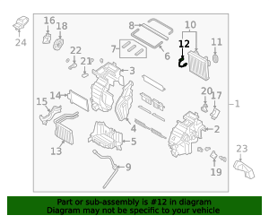 97143-J9000 - HVAC Evaporator Temperature Switch 2020-2021 Kia Soul ...