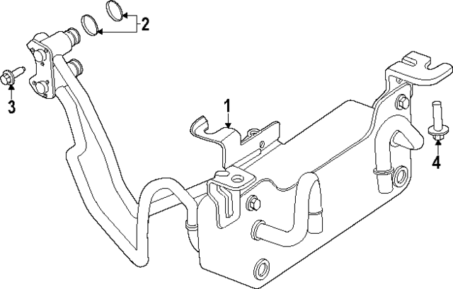 2023-2024 Ford Trans Cooler PC3Z-7869-C | OEM Parts Online