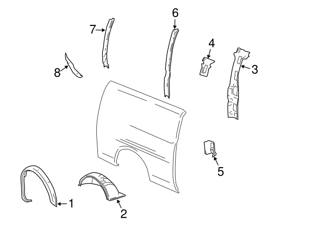 1996-2021 GM Body Side Strainer 25735843 | TascaParts.com