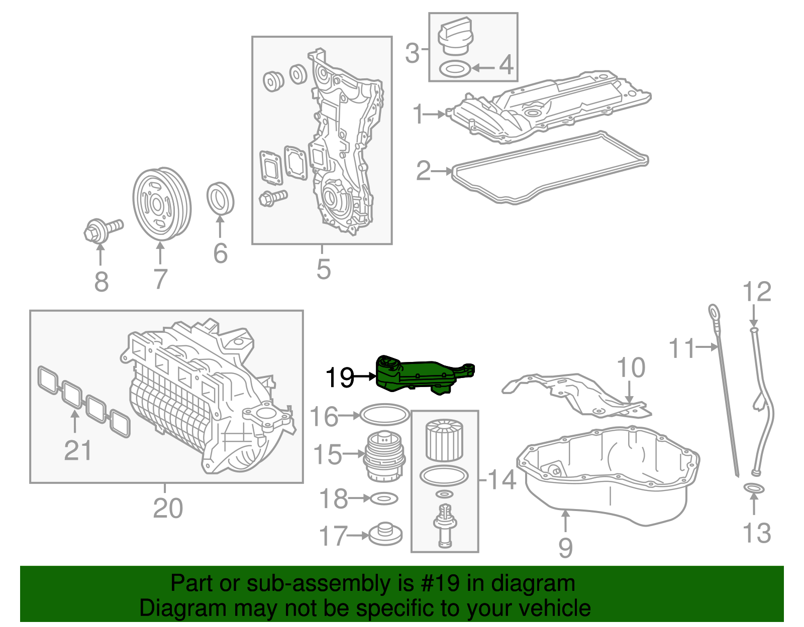 Genuine Toyota Engine Oil Pump Pickup Tube And Screen part# 15104-0V050 ...