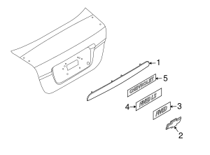 2004-2006 Chevrolet Aveo Emblem 96404360 | GMPartsDirect.com