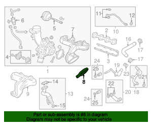 2011-2021 GM Exhaust Pipe Clamp 55565351 | NewGMParts.com