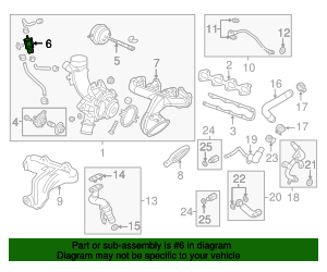 Turbocharger Wastegate Regulator Solenoid Valve - GM (55587751 ...