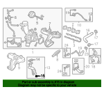 2011-2021 GM Turbocharger Oil Return Pipe Seal 55569840 GM ...
