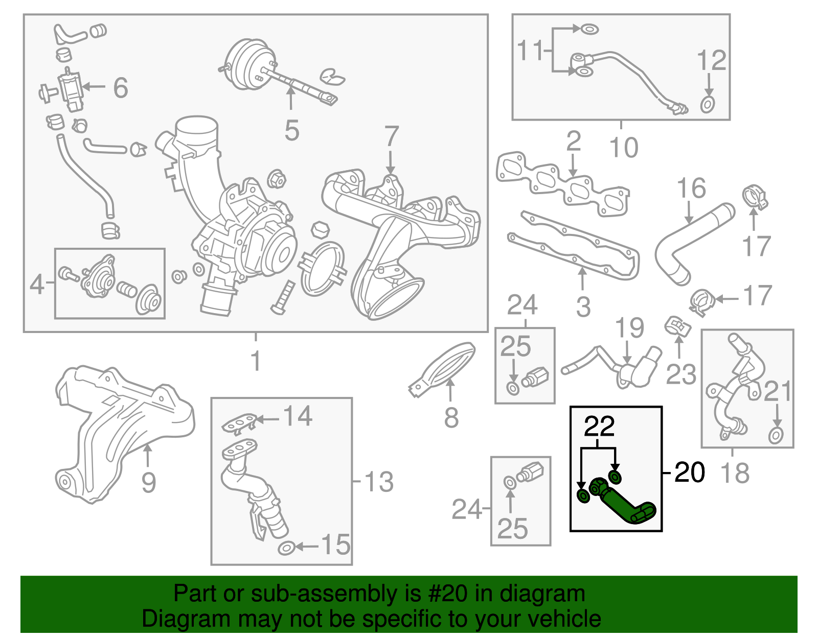 Genuine OEM GM Part - Pipe 2011-2021 GM 28290067 - Parts Overstock ...