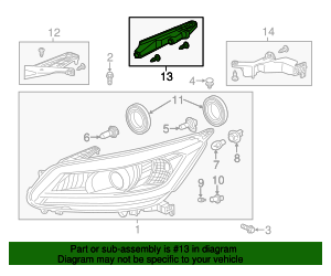 OEM 2013-2015 Honda Accord Repair Bracket 06150-T2A-A11 | Honda ...