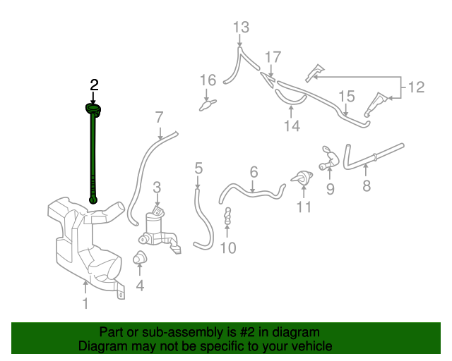 76802-SEF-003 - Washer Fluid Reservoir Cap 2010-2011 Honda Insight ...
