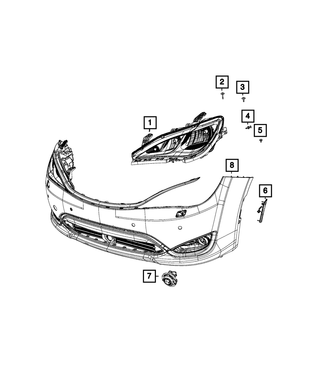 2007-2025 Mopar Push Pin 5160260AA | Mopar Online Parts
