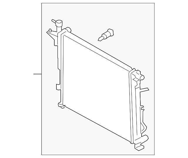 2021-2025 Hyundai Santa Fe Radiator 25310-P2100 | OEM Parts Online
