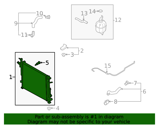 2021-2024 Hyundai Santa Fe Radiator 25310-P2100 | OEM Parts Online