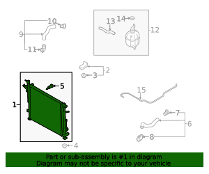 2021-2023 Hyundai Santa Fe Radiator 25310-P2100 | AutoNationParts.com