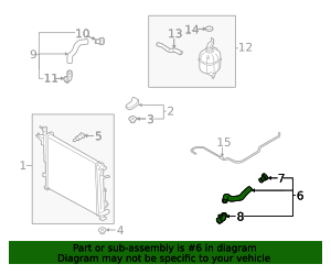 2021-2022 Hyundai Santa Fe Upper Hose 25414-CL000 | OEM Parts Online