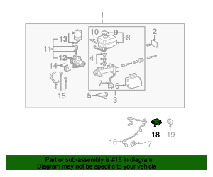 2007-2009 Toyota FJ Cruiser Yaw Rate Sensor 89180-60080 | Toyota Parts ...