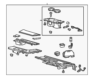 84152585 - Very Dark Ash Gray Front Floor Console Cup Holder Plate 2014 ...