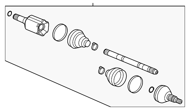 2019 Buick LaCrosse Front Passenger Side Half-Shaft Assembly 84576601 ...