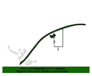 213-690-03-06 - Drip Molding 2017-2023 Mercedes-Benz | Mercedes-Benz ...