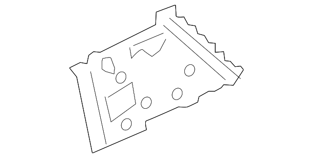 2018-2023 Chevrolet Traverse Passenger Side Quarter Inner Lower Panel ...