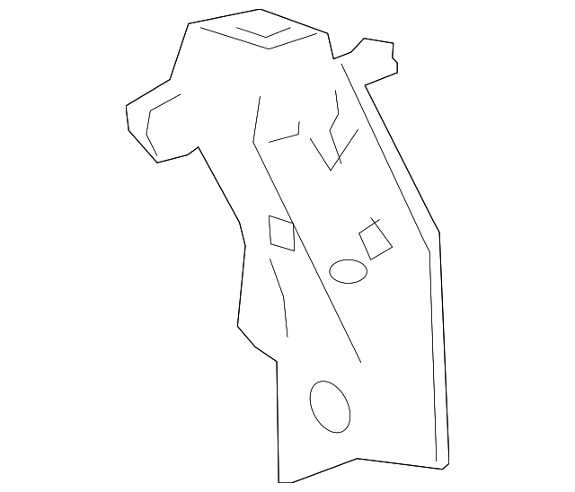 2018-2024 Chevrolet Driver Side Back Body Pillar Inner Upper Panel ...