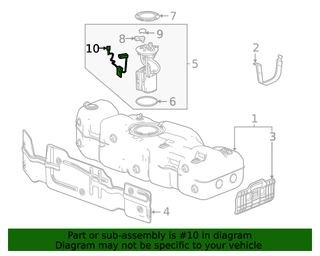 2021-2023 GM Fuel Level Sensor Kit 84816100 | TascaParts.com