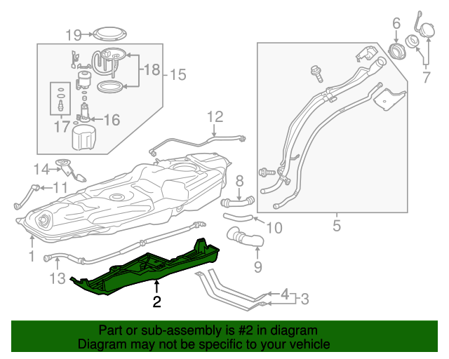 2013-2018 Toyota RAV4 Fuel Tank Shield 77641-0R030 | Toyota San Diego Parts