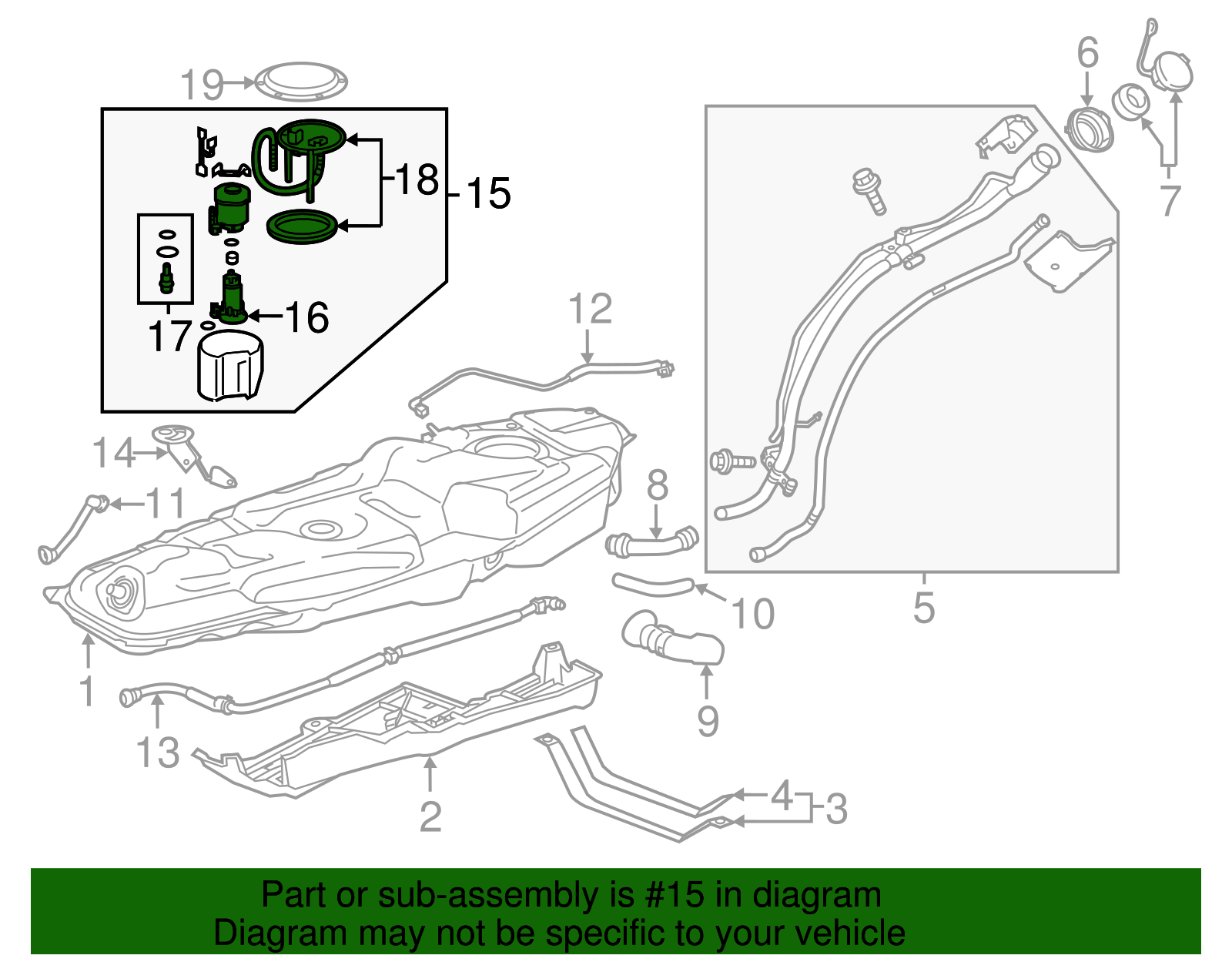 2009-2018 Toyota RAV4 Fuel Pump Assembly 77020-0R020 | Toyota Parts Center