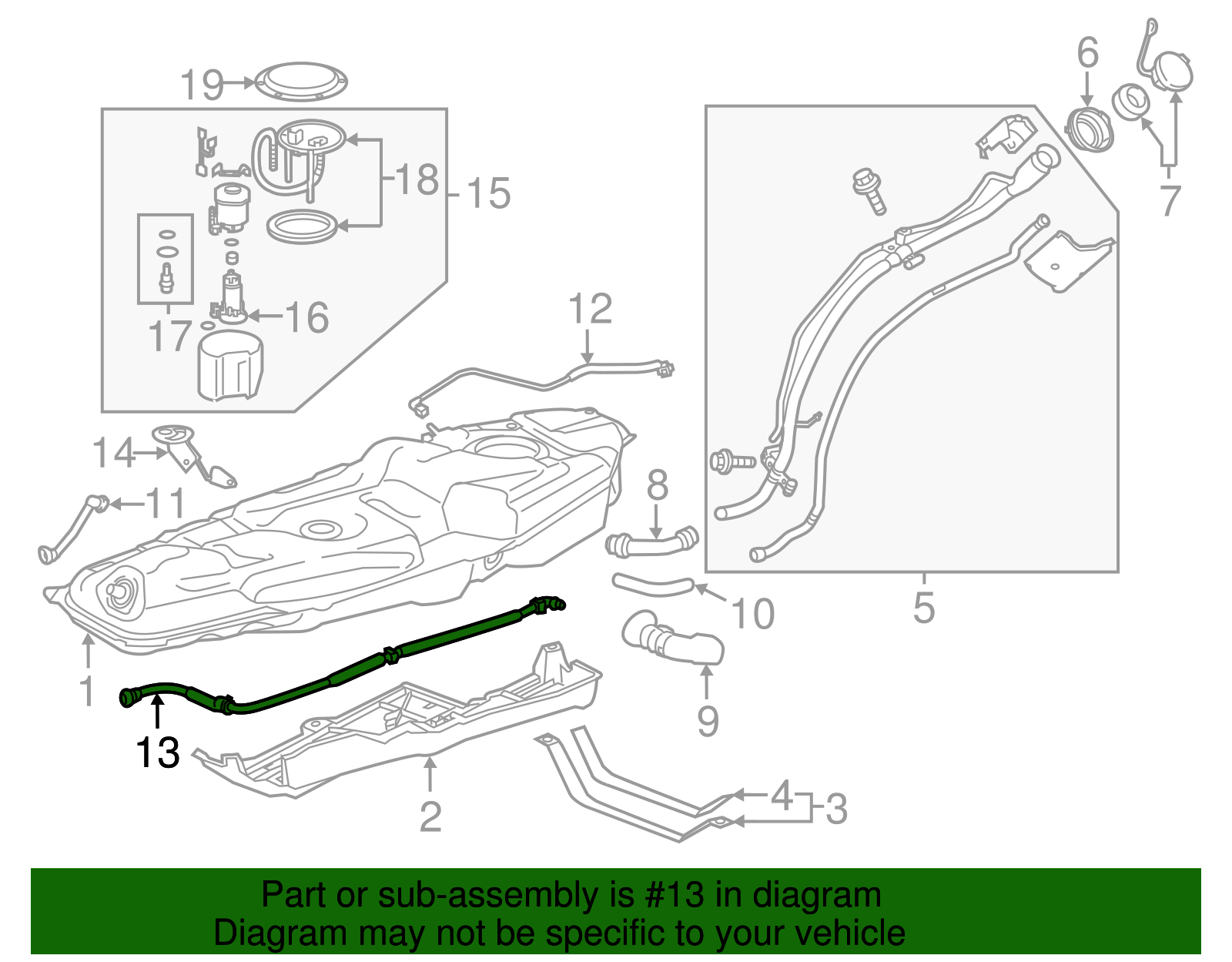 2013-2018 Toyota RAV4 Vent Hose 77404-0R040 | Toyota OEM Parts Online