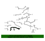 Genuine OEM Inter-Cooler Hose Part# C2Z4544 Fits 2010-2019 Jaguar: Up ...