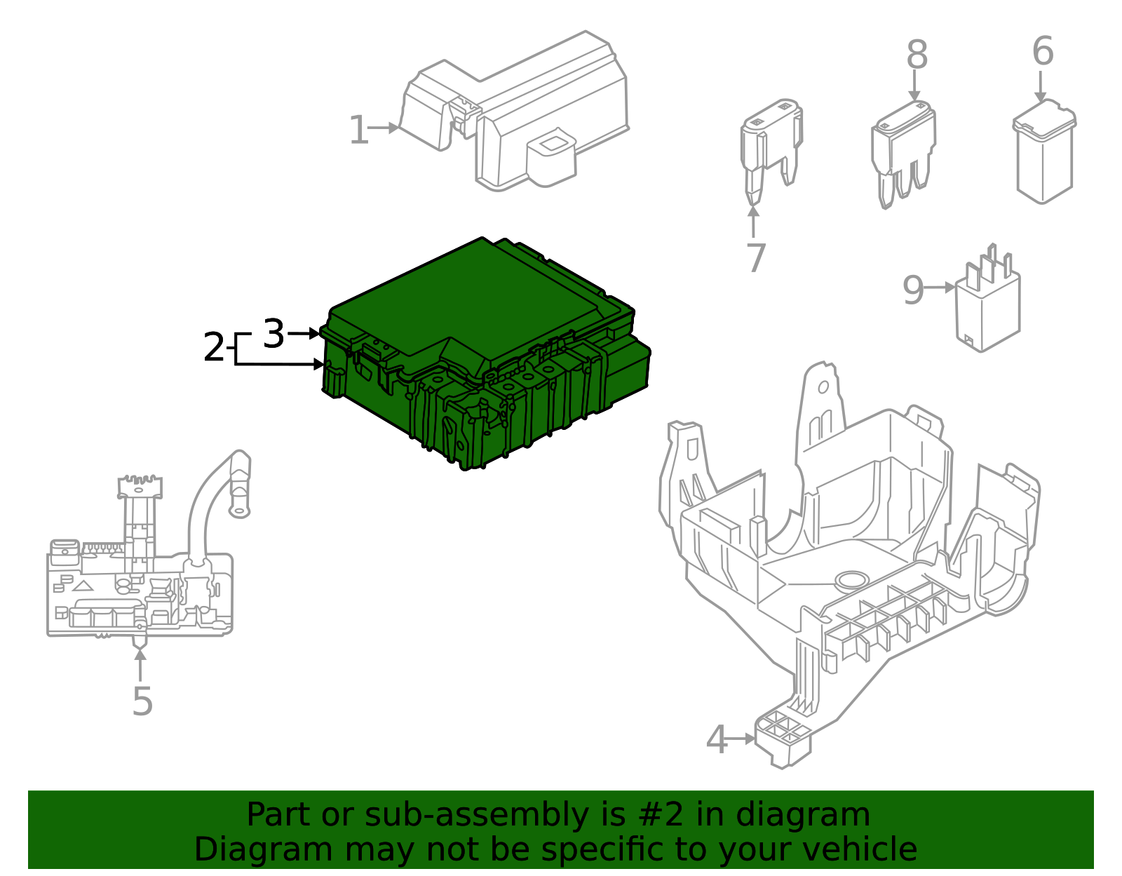 ML3Z-14A068-P - Fuse Box 2021 Ford F-150 | AutoNation Parts