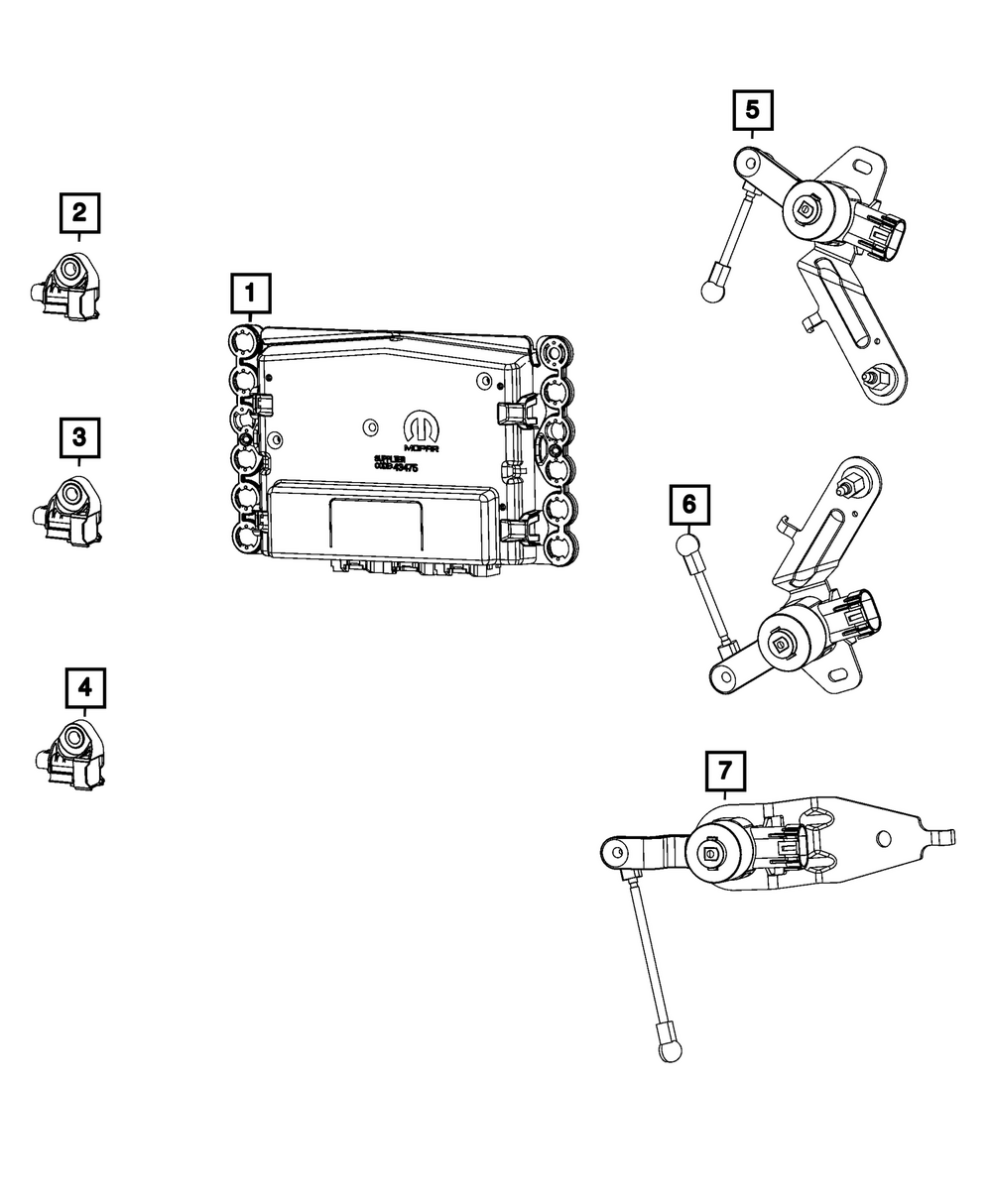 2024 Dodge Charger Daytona Acceleration Sensor 05036046AA | My Mopar Parts