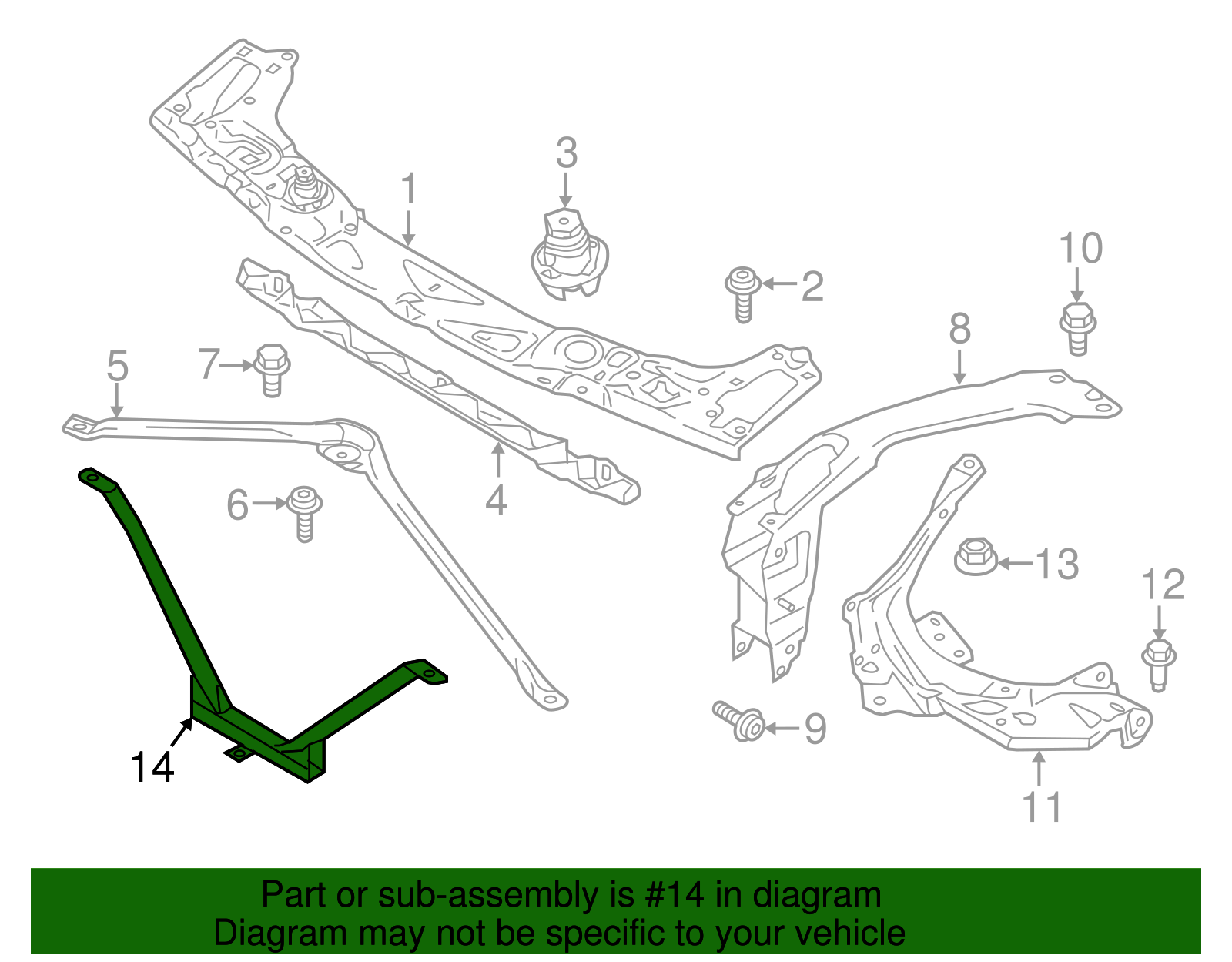 51-64-7-435-400 - High-Quality Radiator Support Panel Brace for 2020 ...