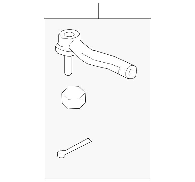 2020-2023 Toyota Outer Tie Rod 45046-09A00 | Toyota Parts