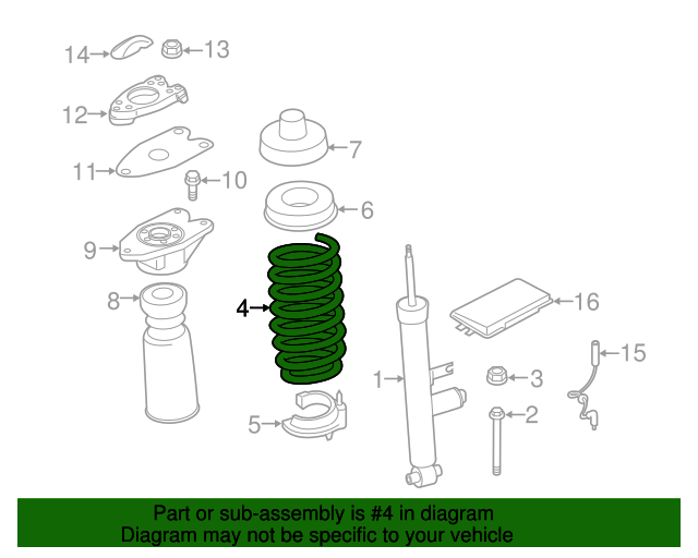 33-53-6-851-933 - Coil Spring - 2014-2020 BMW | Buy BMW Parts Now