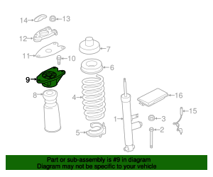 33-50-6-864-452 - Guide support 2014-2023 BMW | AutoNation Parts