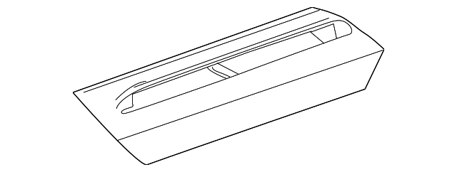 2014-2015 Chevrolet Camaro Primed Rear Window Upper Reveal Molding ...