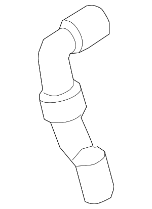 5K0-122-051-P - Radiator Coolant Hose - 2015 Volkswagen | VW OEM Parts ...