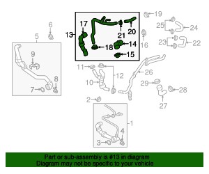 2015 Volkswagen Tube 5Q0-121-070-AF | OEM Parts Online