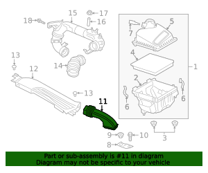 Genuine OEM Ford Part - Inlet Tube LX6Z-9C675-C | Genuine OEM Ford ...