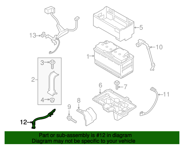 2015-2018 Kia Sedona Ground Cable 91860-A9021 | OEM Parts Online