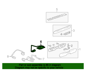 2015-2020 GM Rear Park Assist Camera 23378804 GM | GMPartsDirect.com