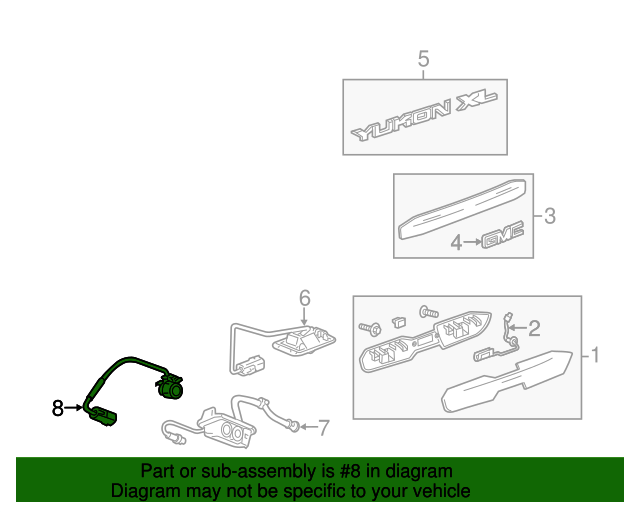 84149636 GM Rearview Driver Information Camera | GM Parts Store